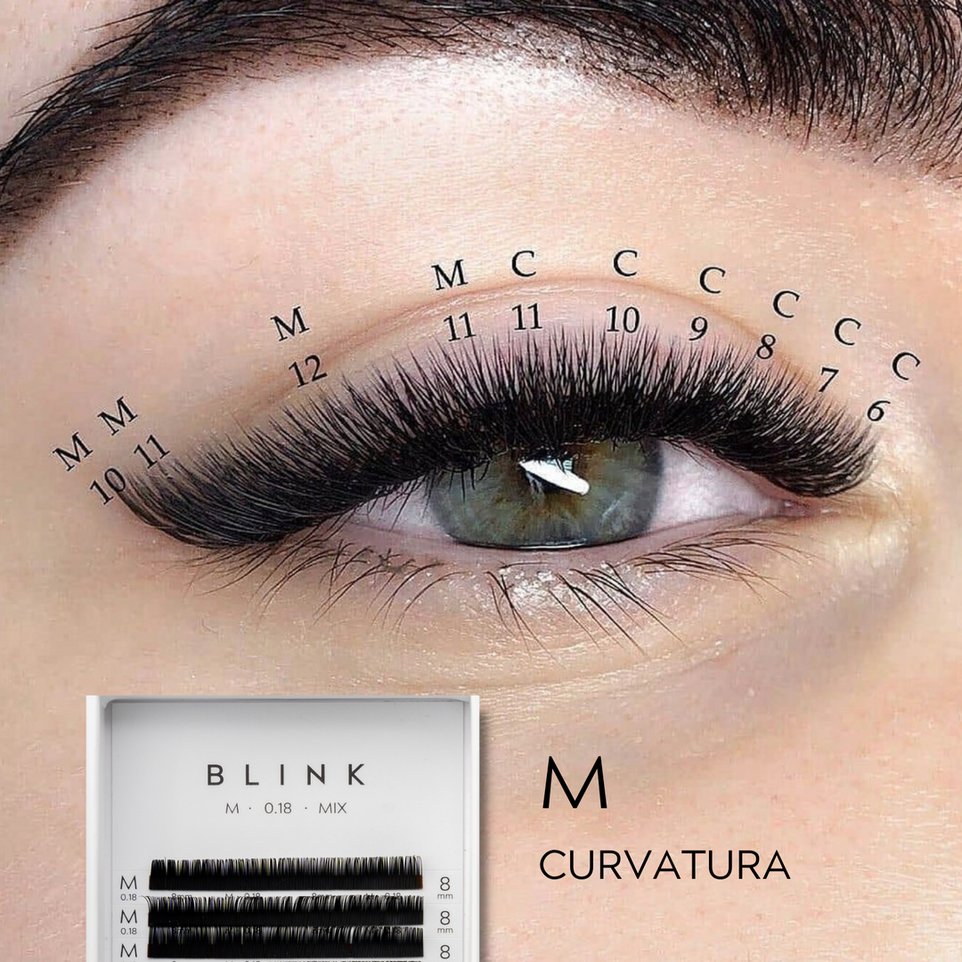 "M" CLASSIC 1D LASHES – BLINK PROFESSIONAL®